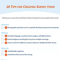 10 Tips for Creating Survey Items - LearningBridge